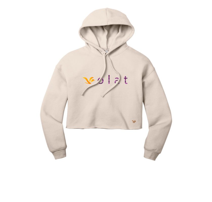 Volat Embroidered Cropped Hoodie - Volat Athletics by Coolwick
