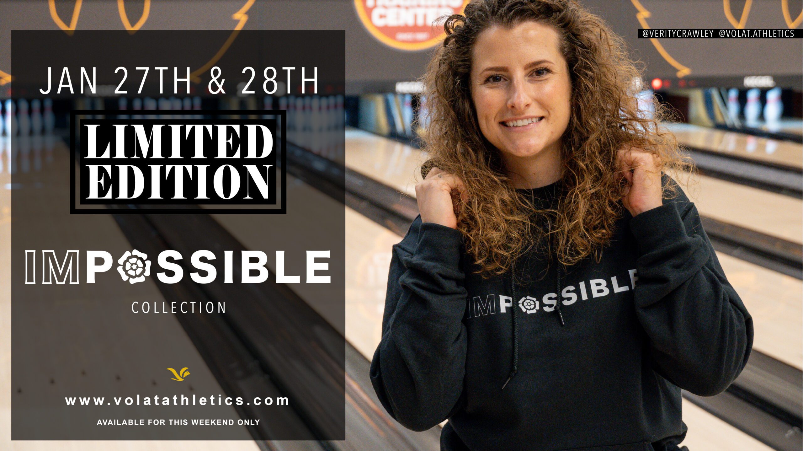 Limited Edition Verity Crawley Impossible Hoodie - Volat Athletics by ...